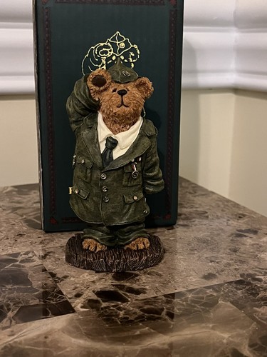 Boyds Bear Bearstone Billy Bearyproud When I Grow Up Military Figure | eBay