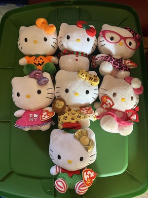 7 Hello Kitty TY Beanies - RETIRED | eBay