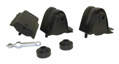 Fits Jeep Wrangler YJ 1987-1995 Black Engine Motor Mounts 52019201K | eBay