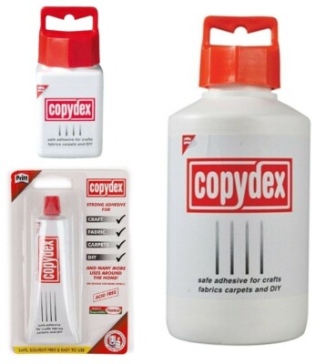 COPYDEX SAFE ADHESIVE STRONG GLUE ART CRAFT FABRIC CARPET PVA WOOD BOND ...