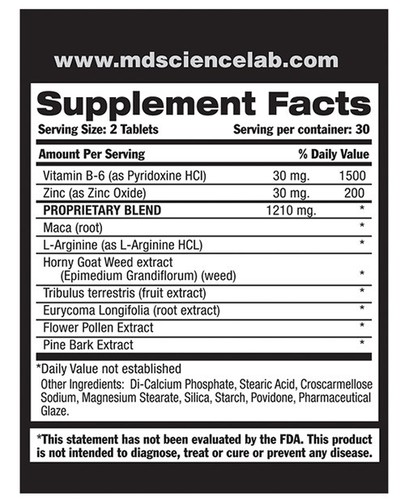 Max Load Increased Male Ejaculate Volume Supplement - 60 Tablet Bottle ...