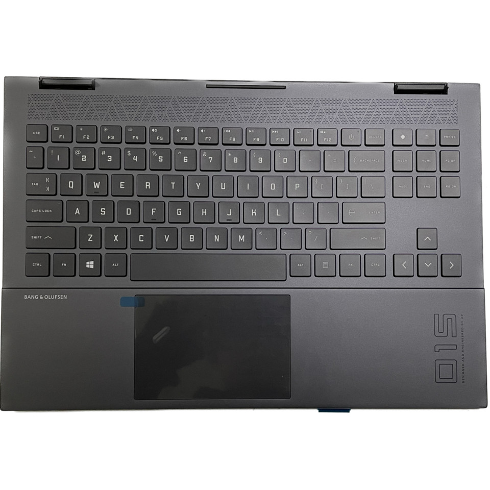 New Palmrest Colorful Backlit Keyboard Touchpad For HP OMEN Laptop 15 ...