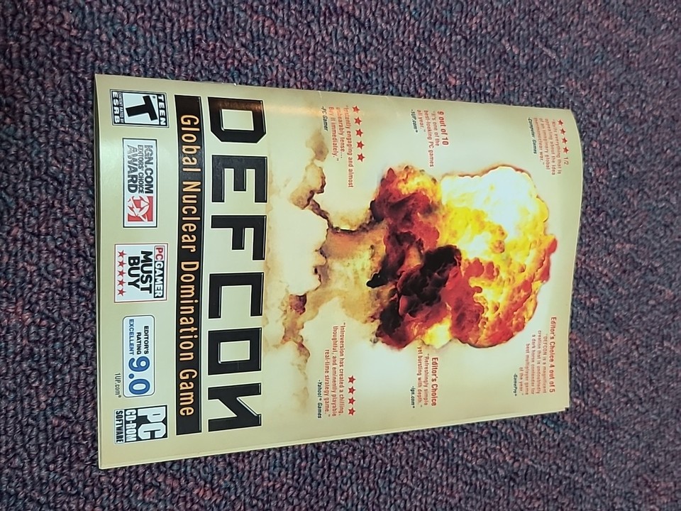 DEFCON Global Nuclear Domination Game (PC) W/ Box, Manual & Inner Box (No Disc!) 705381138402| eBay