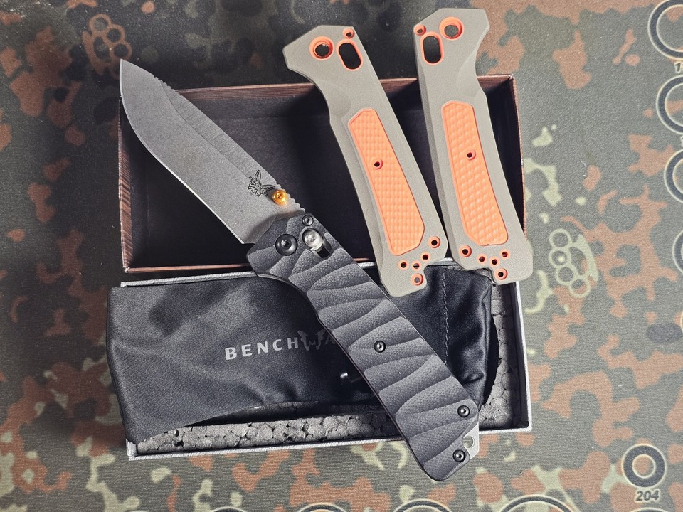 Benchmade Grizzly Ridge 15061 Knife With Custom Black Scales | eBay