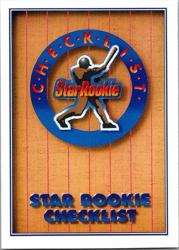 1991 Upper Deck - #1 Star Rookie Checklist | eBay