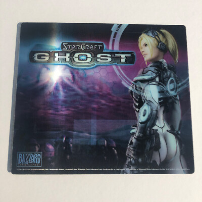 New & Very Rare! StarCraft GHOST Nova Lenticular Mouse Pad (2005) | eBay