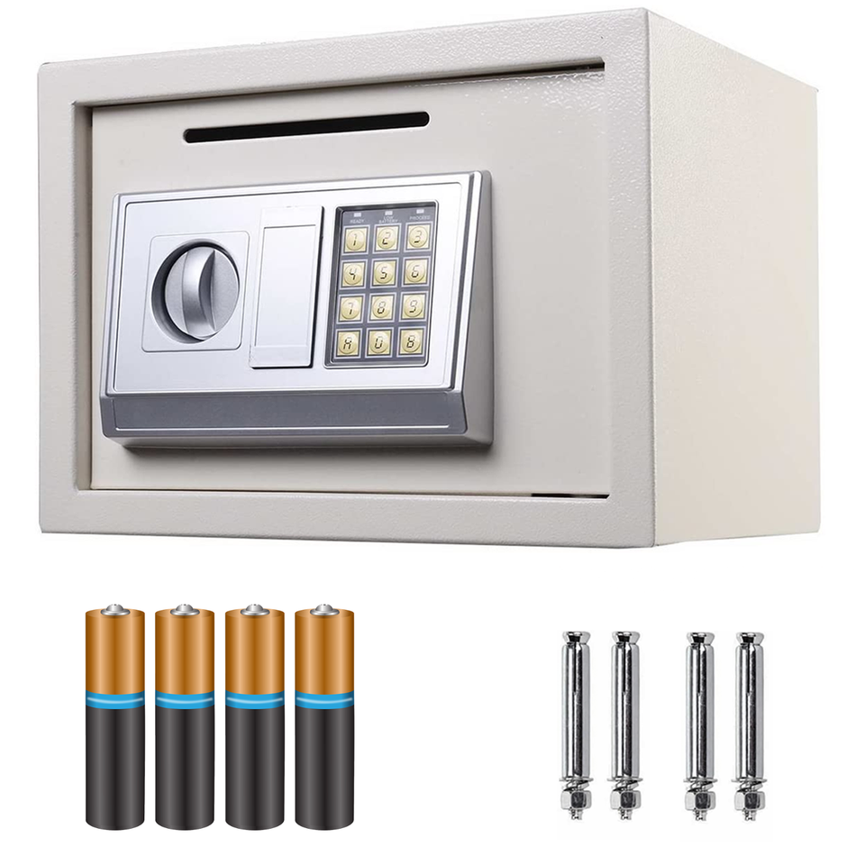 High Security Electronic Secure Digital Steel Safe Home Office Money ...