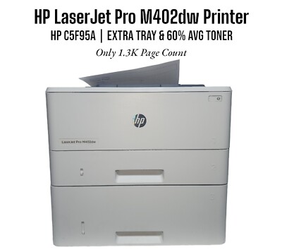 HP LaserJet Pro M402dw Laser Printer | HP C5F95A - with Tray 3 + Toner ...