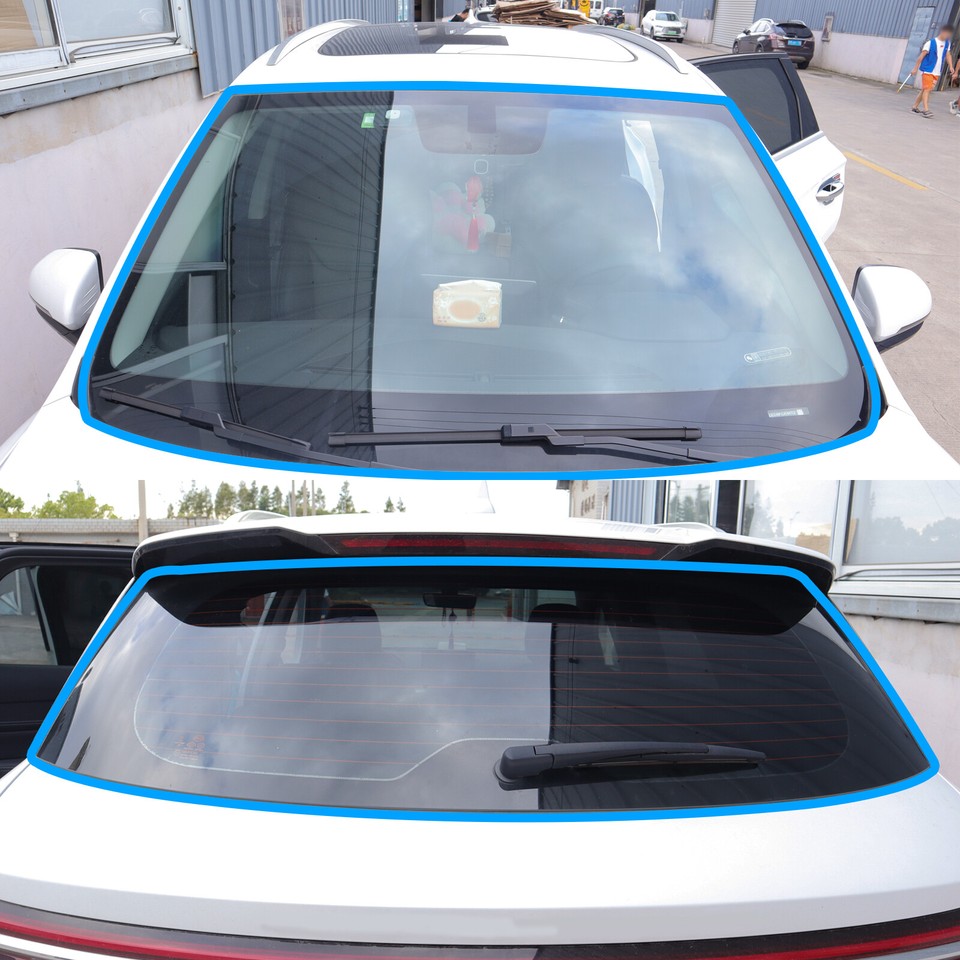 2M 6.5FT Rubber Car Front Rear Windshield Panel Seal Strip Sealed ...