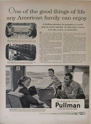 1955 Vintage Pullman Standard Print Ad. Post world War 2. | eBay