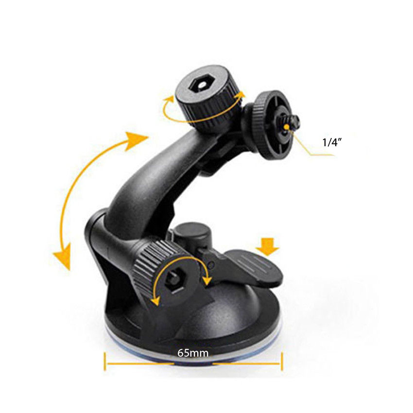 Car Window Glass Suction Cup Mount 180 degree FOR GoPro 1 2 3 4 Action ...