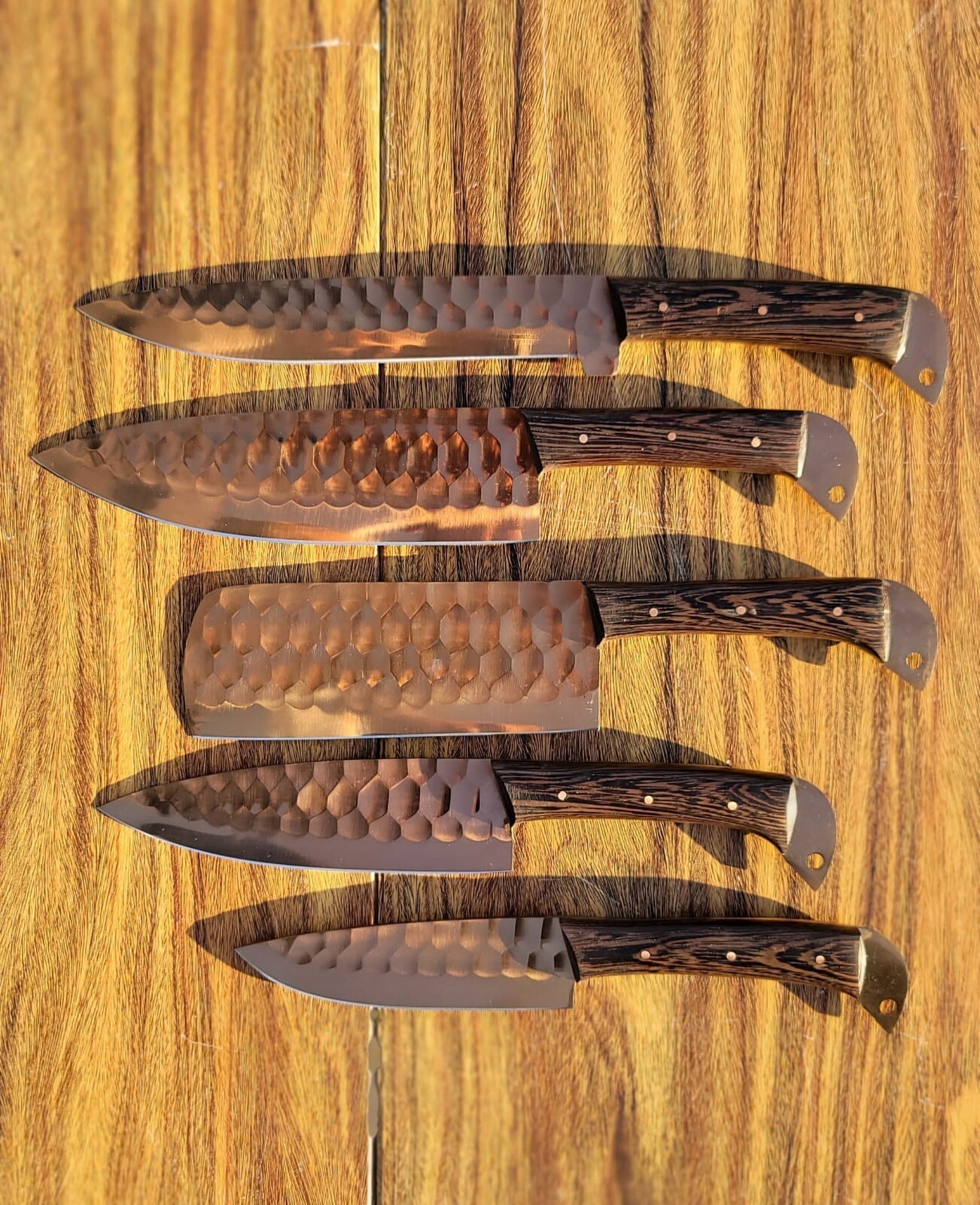 Chef knife, Rose gold chef knife, kitchen knives, gift for him ...