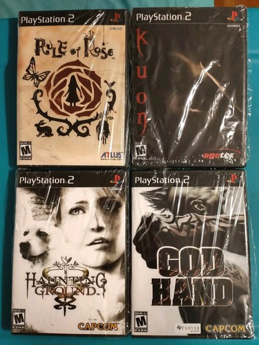 (Homemade) Lot of 4 PS2 Empty 3D Printed Game Cases w/ Quality Inserts ...