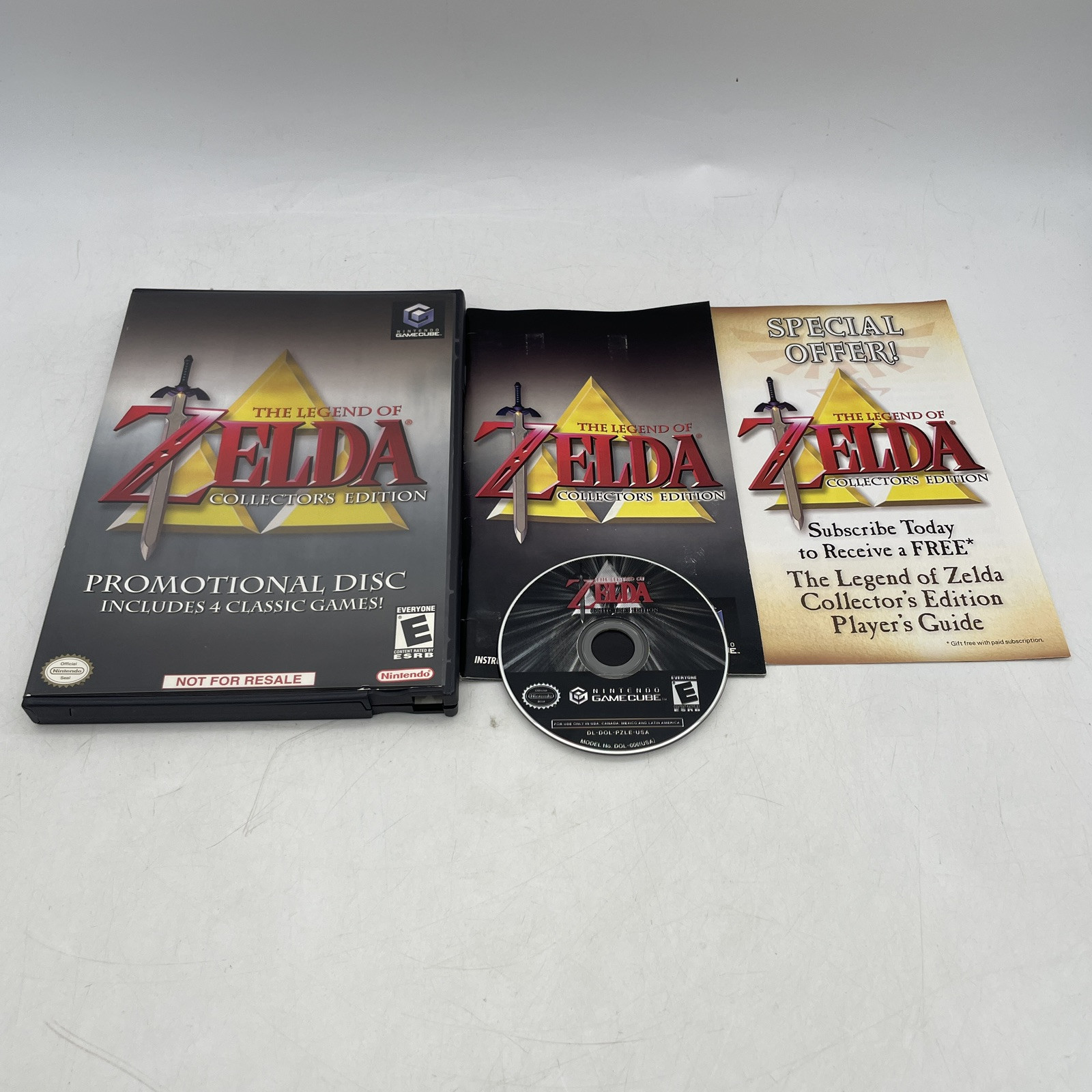 Legend of Zelda Collector's Edition Nintendo Gamecube Complete CIB Tested