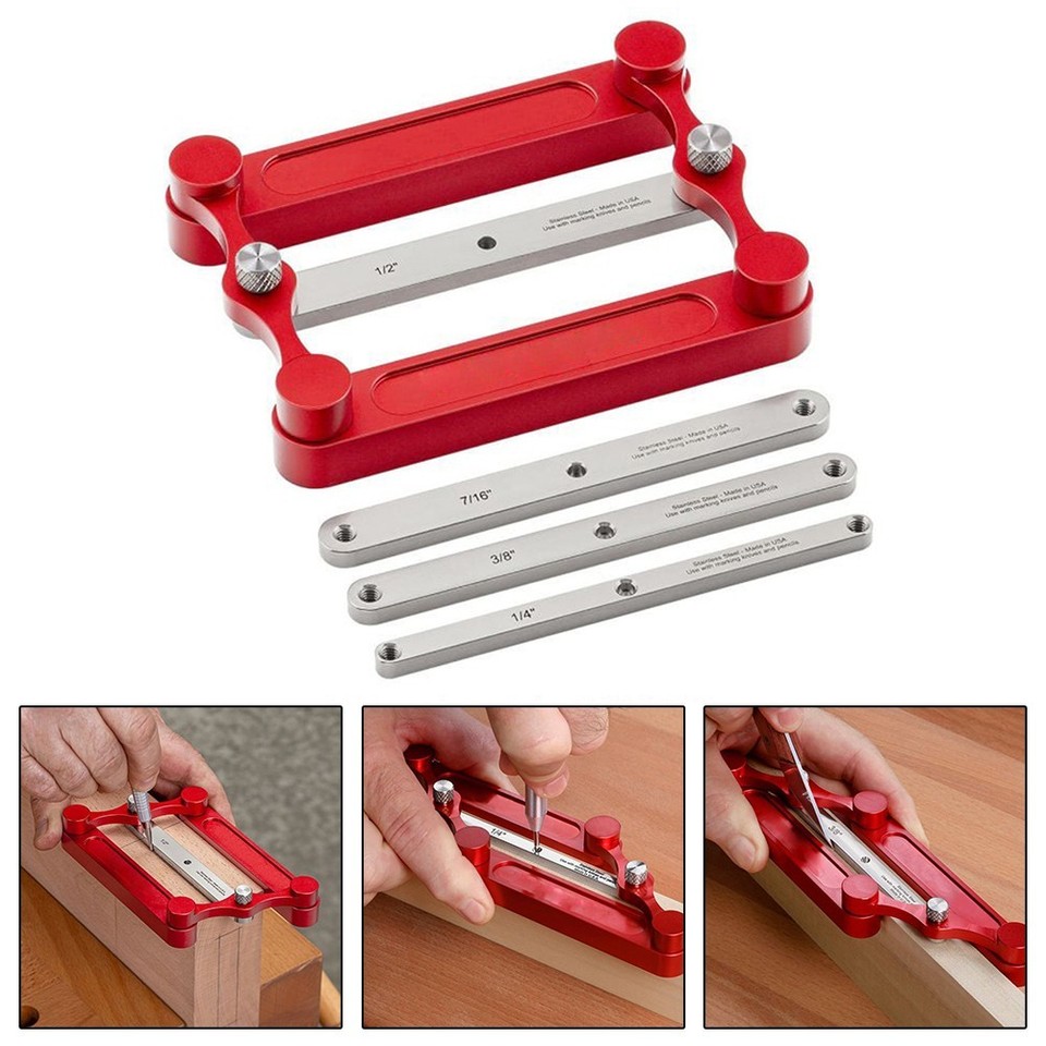 Stainless Steel Center Gauge Tool for Quick Center Line Marking in ...