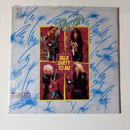 Poison talk dirty to me Color Vinyl- wie neu 🧿LP Vinyl 12“ Top Zustand ...