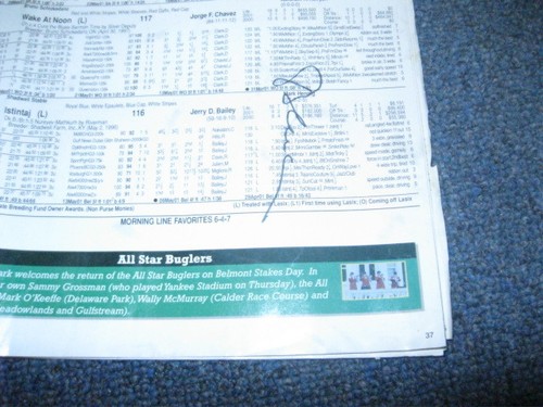 Jerry Bailey Autographed Belmont Stakes Post Parade Magazine 2001 | eBay