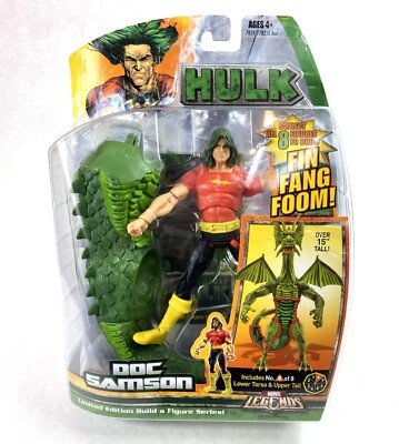 Doc Samson Marvel Legends Action Figure New Sealed Fin Fang Foom BAF ...