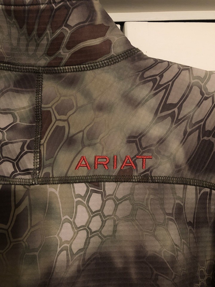 Ariat Kryptek Mandrake 1/4 Zip Pullover Camo Medium. New Without Tags ...