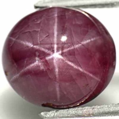 BURMA Star Ruby 6.73 Cts Natural Untreated Dark Purple Oval | eBay