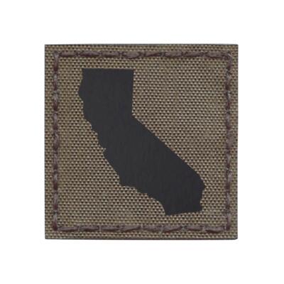infrared IR California State shape cutout ranger green IFF 2x2 fastener ...