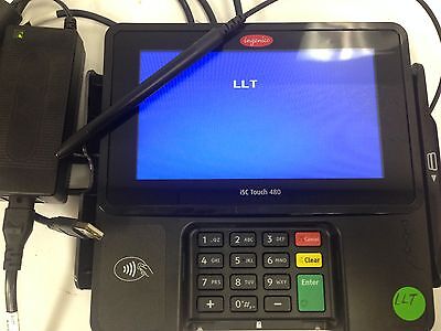 INGENICO iSC TOUCH 480 ISC480‑11P2809A CREDIT CARD PAYMENT TERMINAL LLT ...
