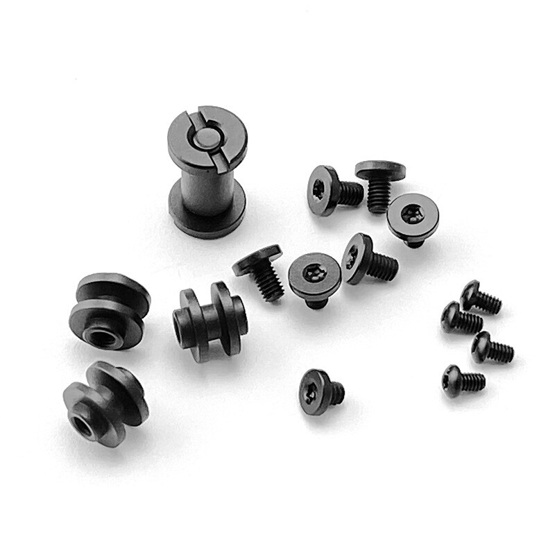 Titanium Pivot Standoffs Screws Set For EK Hinderer EKLIPSE 3.5" Tool ...
