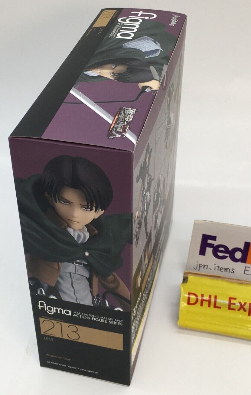 Levi Ackerman figma 213 Attack on Titan Anime figure Max factory 2014 ...