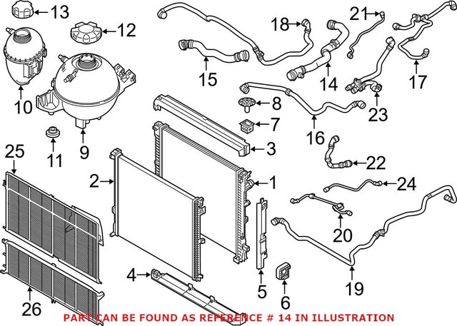 Genuine BMW X3 M X4 G01 G02 X3 M40iX SAC SAV Hose Radiator-Engine ...