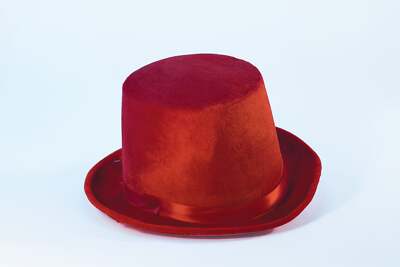 Felt Top Hat Red Costume Top Hat | eBay