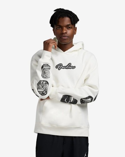 Men's Air Jordan MVP Pullover '6 Rings' Fleece Hoodie-Sail- New- Sz 2XL ...