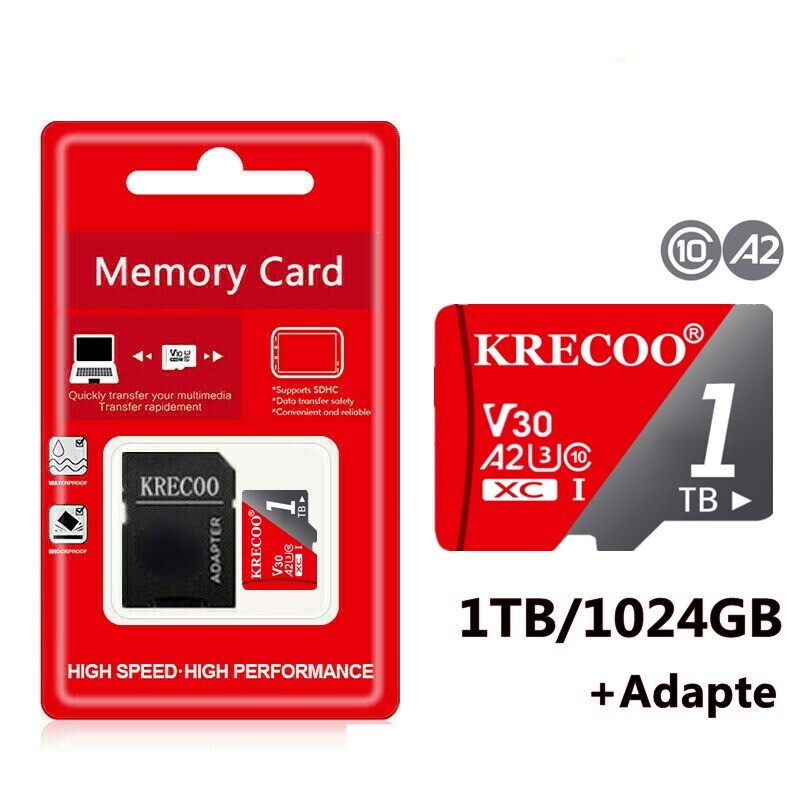 Micro SD Card Ultra Memory 256GB 1TB TF for Phone Tablet Dash Security ...