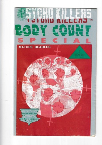 Psycho Killers Body Count Special 1 Comic Zone 1992 | eBay