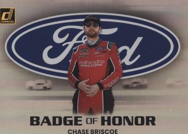 2024 Panini Donruss NASCAR - Badge of Honor Chase Briscoe #18 for sale ...