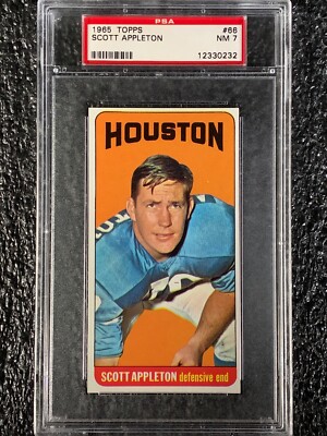 1965 Topps Football #66 Scott Appleton PSA 7 | eBay