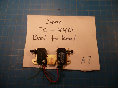 Sony TC-440 Reel To Reel Replacement Switch Controls 29F1 Part # LV-3H ...