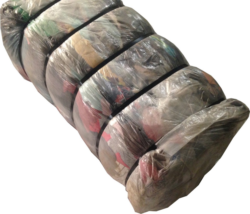 100 Lb Cotton Nylon Rags - Used as Cleaning Towels, Shop Rags, Wiping ...