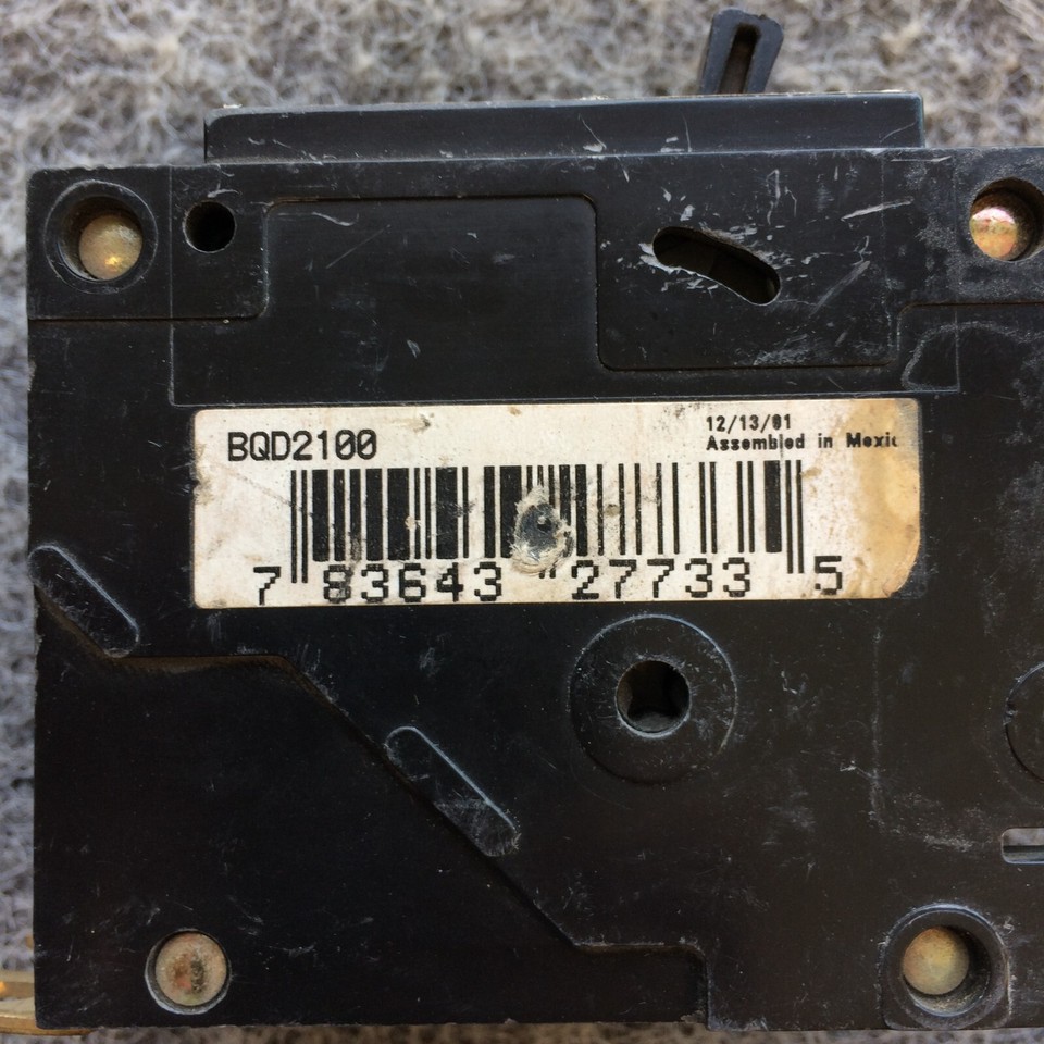 SIEMENS BQD2100 2 Pole 100 AMP Type BQD Circuit Breaker | eBay