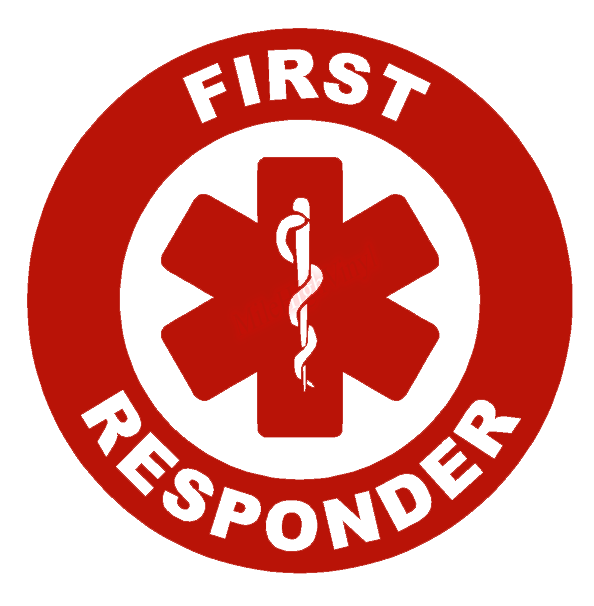 First Responder Certified Emblem Vinyl Decal Window Sticker Car | eBay