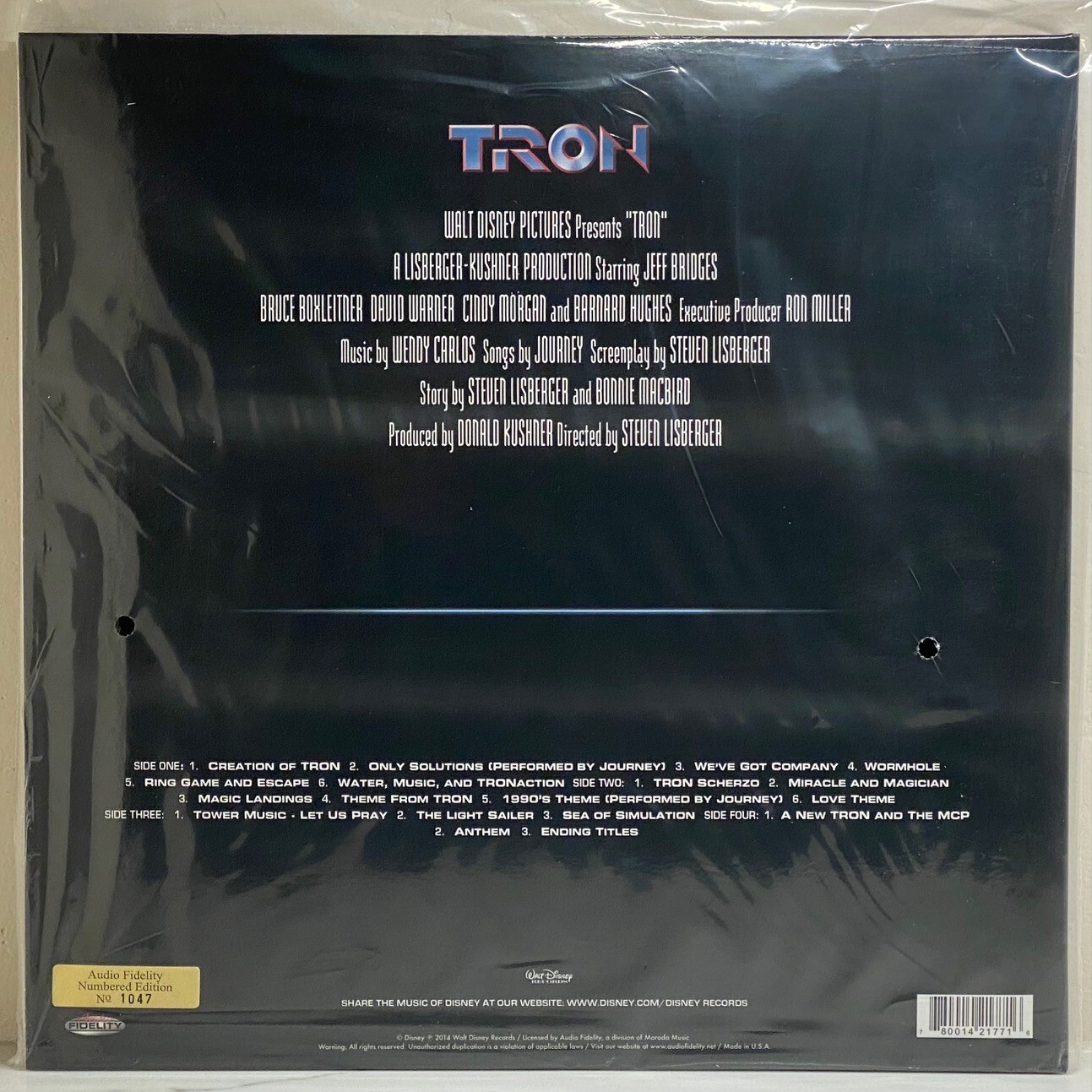 Tron [Original Soundtrack] by Wendy Carlos (Vinyl, Jun-2014, 2 Discs ...