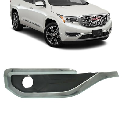 For 2017 2018 2019 GMC Acadia Front Bumper Fog Light Cover Bezel ...