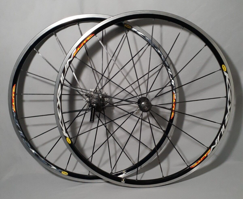 Mavic Ksyrium Elite 18-Bladed Spoke 622x13 Aluminum Wheel Set Quick ...