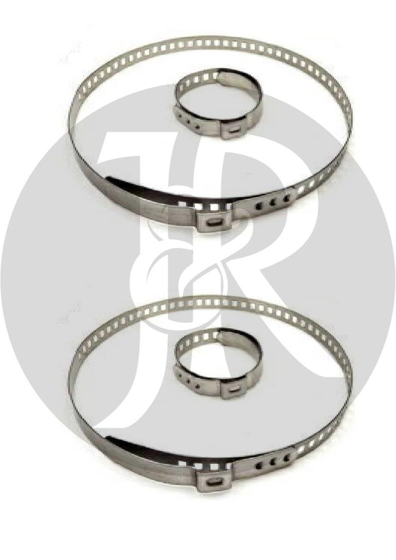 2X UNIVERSAL STAINLESS STEEL CLAMP CLIP SET FOR DRIVESHAFT CV JOINT ...