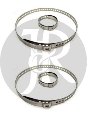2X UNIVERSAL STAINLESS STEEL CLAMP CLIP SET FOR DRIVESHAFT CV JOINT ...