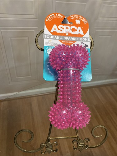 Rubber Spike Dog Bone Play Toy Squeaky Chew 6” | eBay