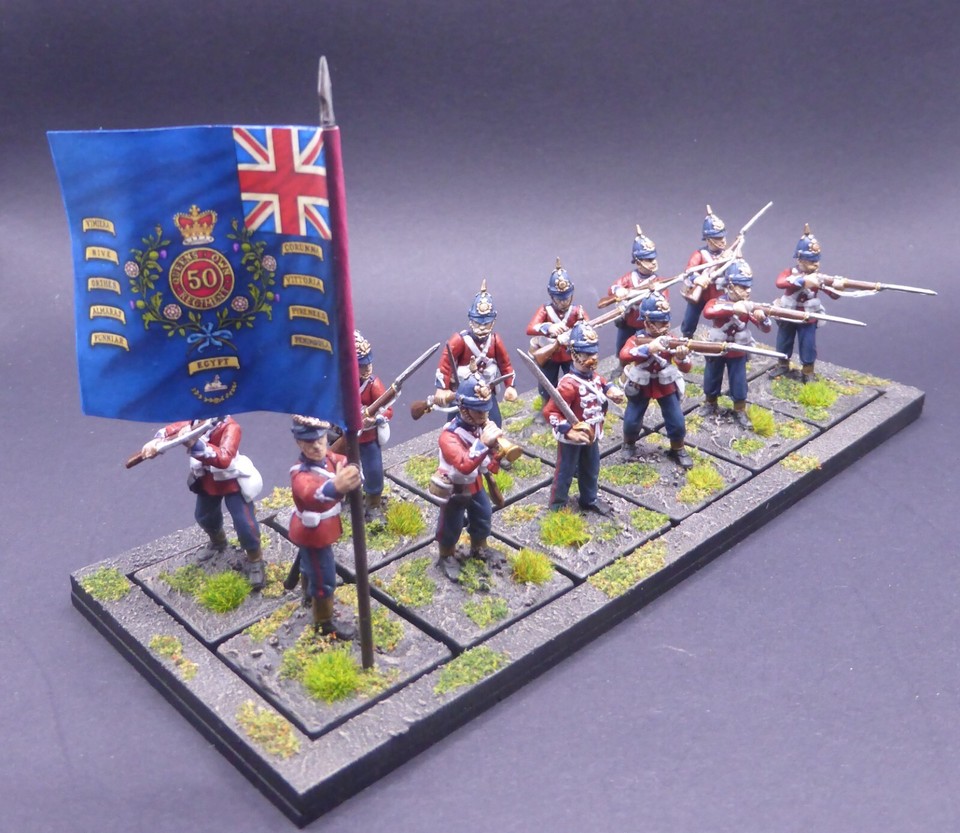 Victorian Infantry West Kent 50th Regiment Perry Miniatures 28mm ...