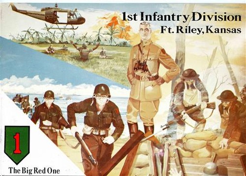 1st Infantry Division Fort Riley KS Booklet & Old Trooper University ...