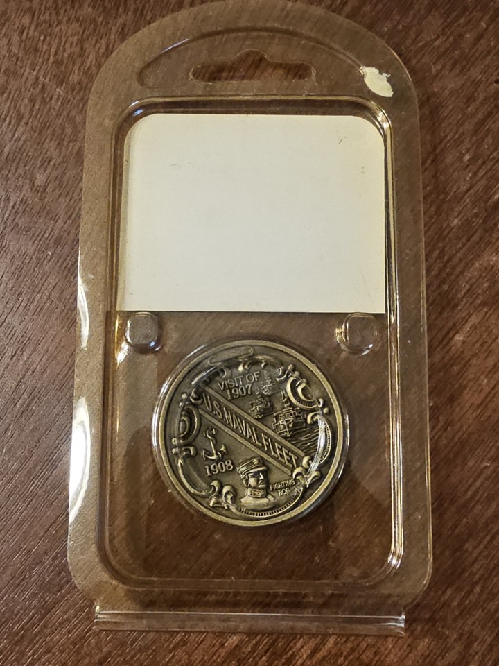 US Navy Challenge Coin: THE GREAT WHITE FLEET 1907-1909 U.S. Naval ...