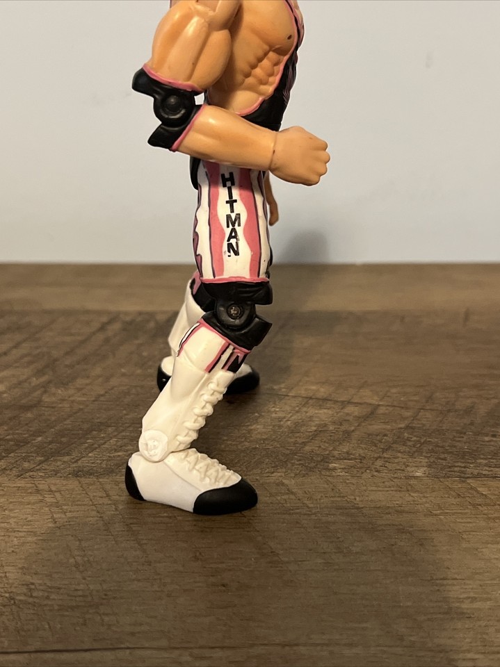 1999 WCW NWO Wrestling Action Figure - Bret HITMAN Hart - Toy Biz Ring ...