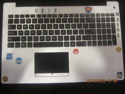 Asus X553M Series 15.6" Genuine Palmrest w/no Touchpad Keyboard ...